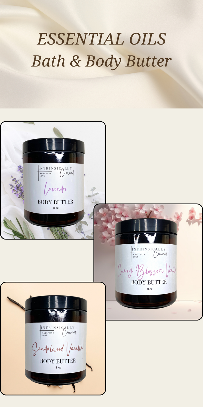Scented Body Butter Gift Set for Her - Intrinsically Crowned