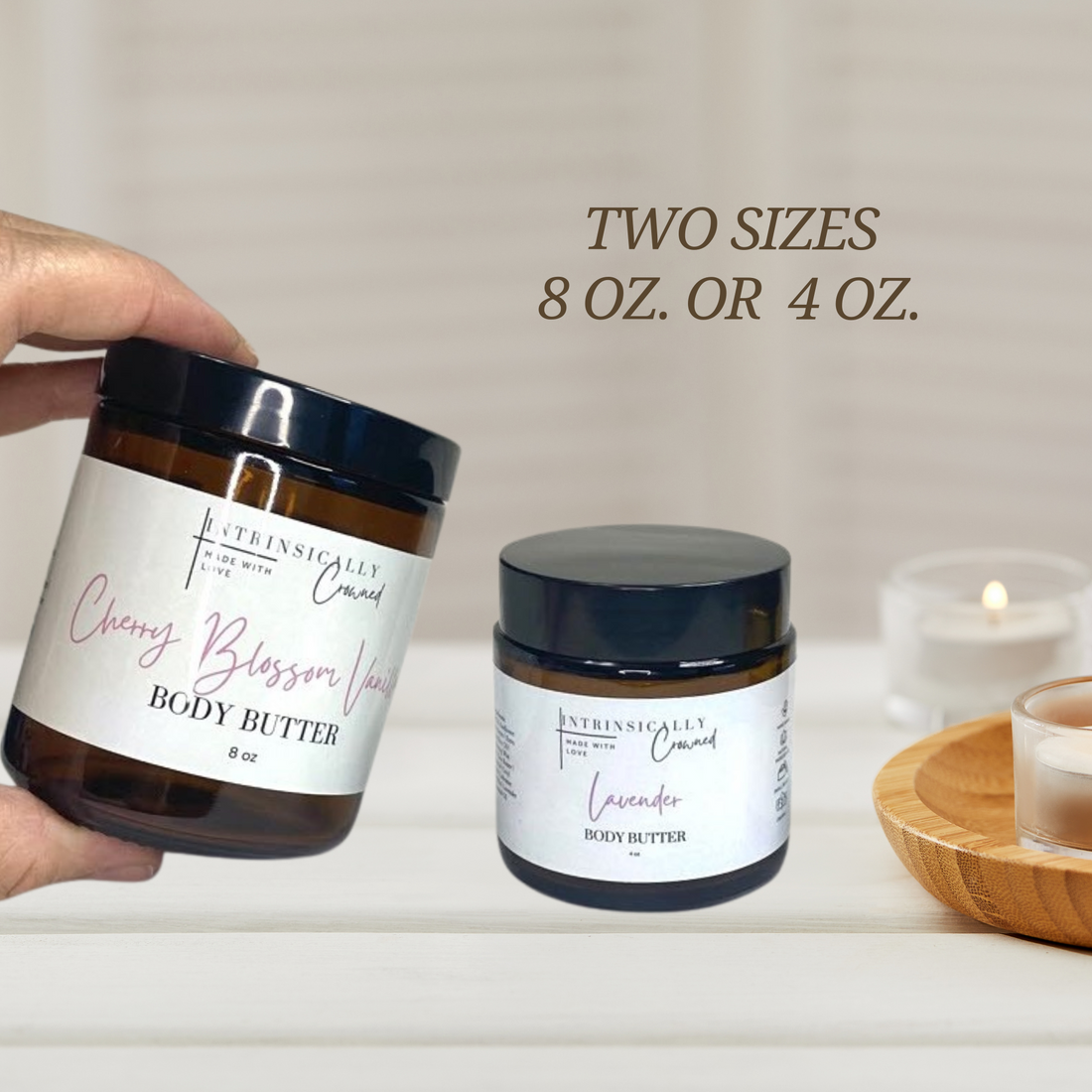Scented Body Butter Gift Set for Her - Intrinsically Crowned
