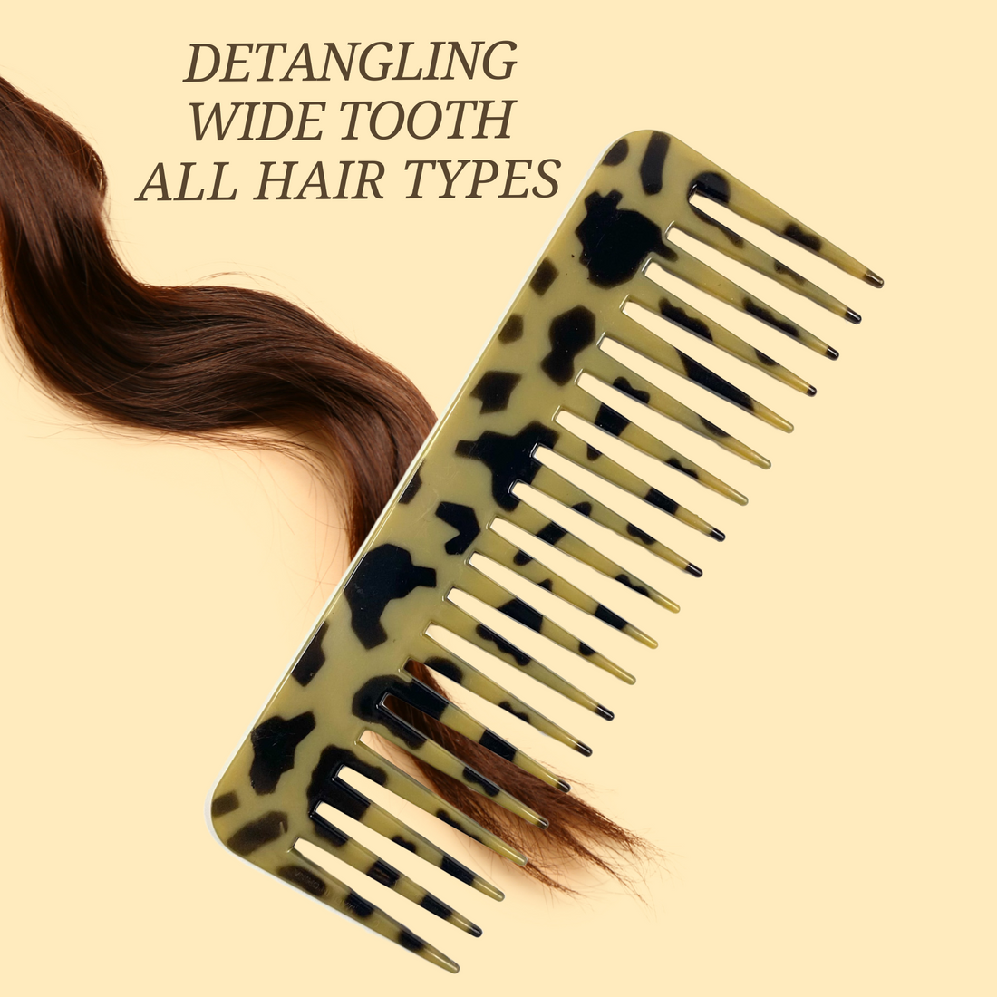 Detangling Wide Tooth Comb Large Detangling Natural Hair Comb for All ...