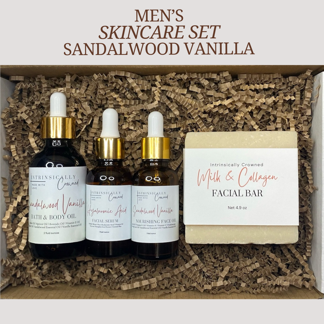 Personalized Men's Grooming Gift Set for Men Body Care Gift Box for Men ...
