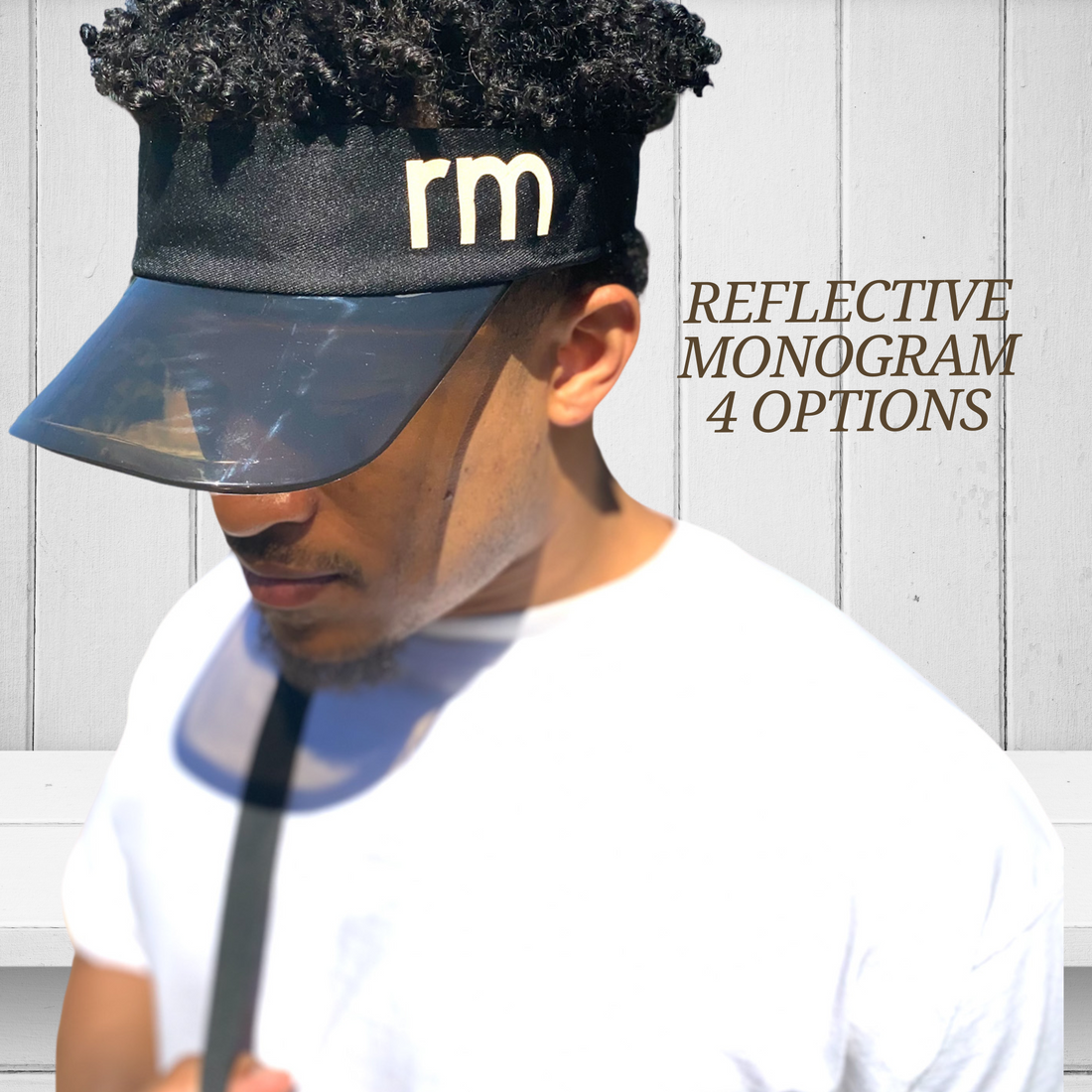 Personalized Visor Tinted Transparent Brim - Intrinsically Crowned
