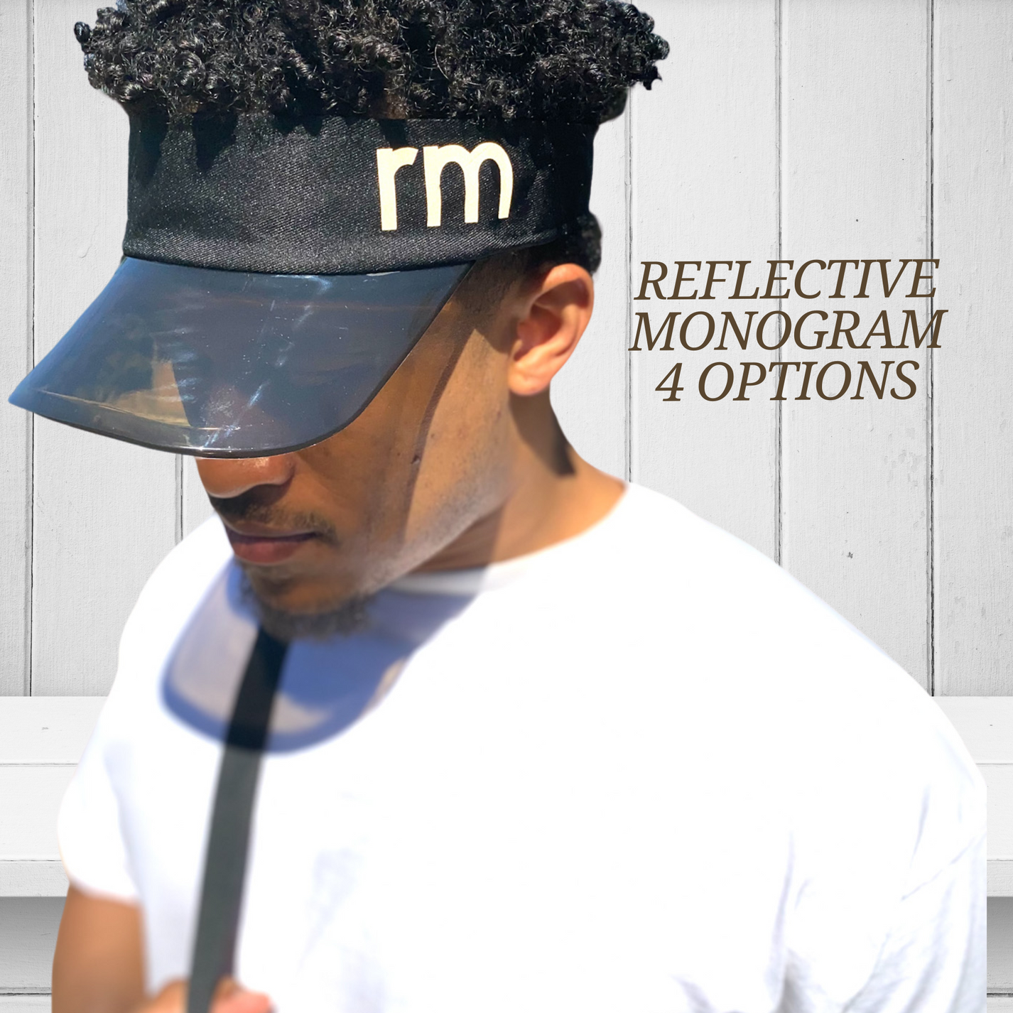 Personalized Visor Tinted Transparent Brim - Intrinsically Crowned