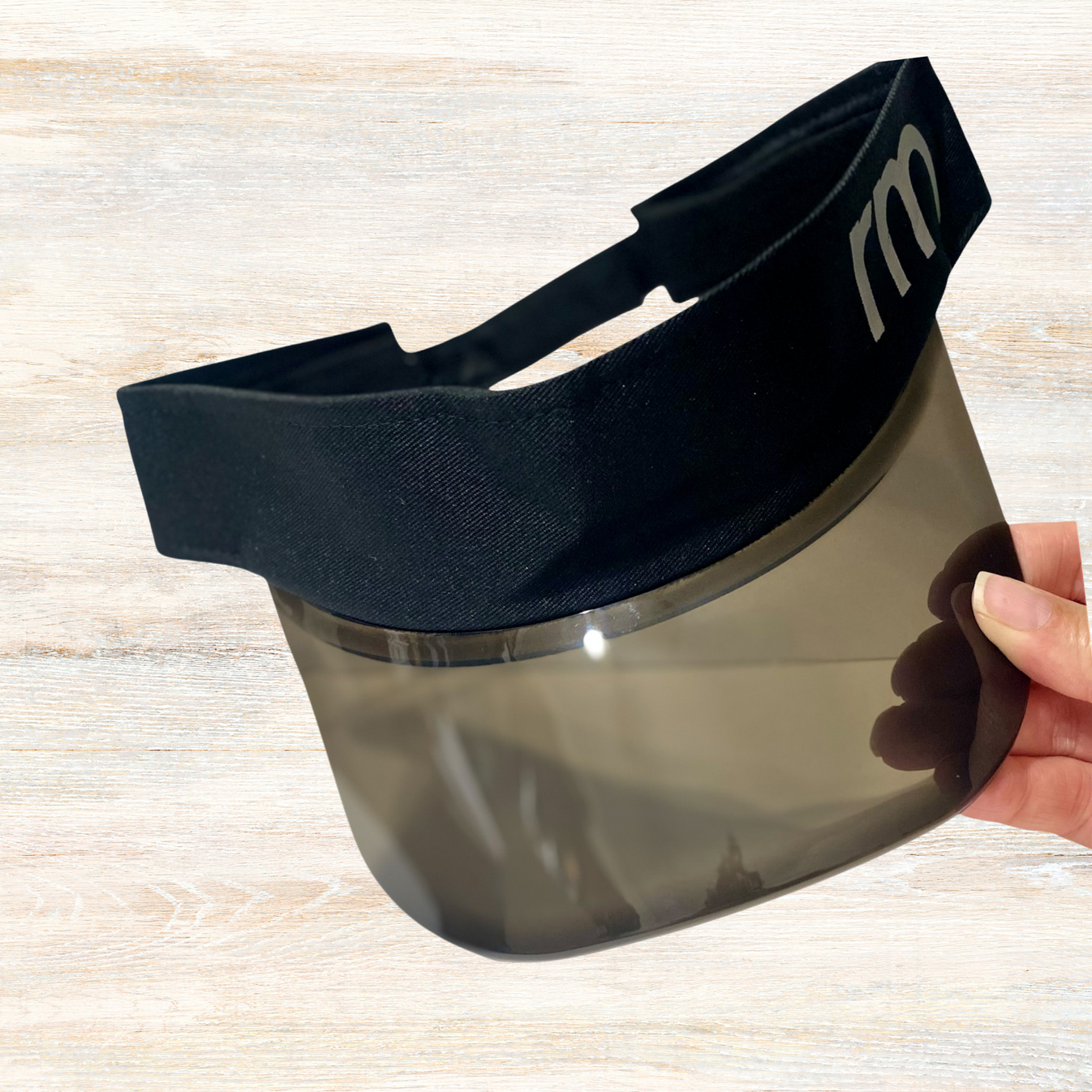 Personalized Visor Tinted Transparent Brim - Intrinsically Crowned